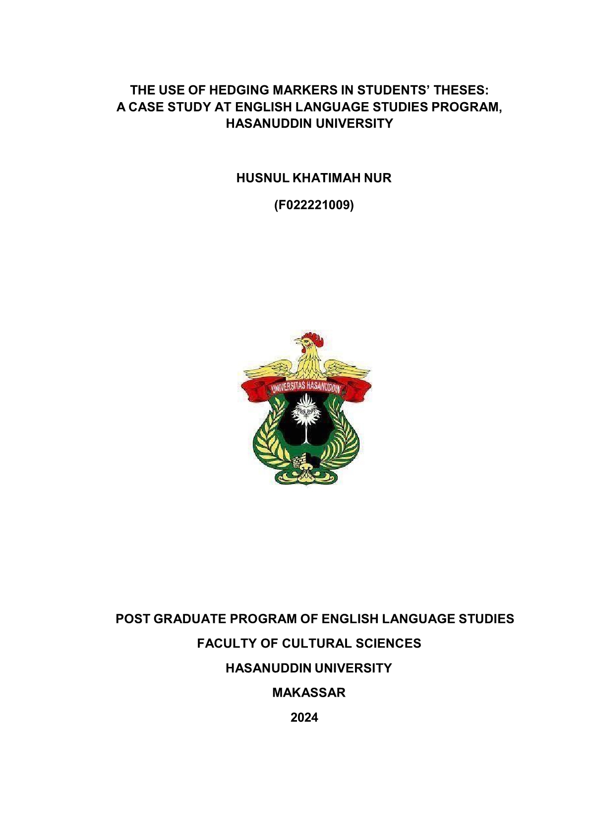 Repository | Universitas Hasanuddin